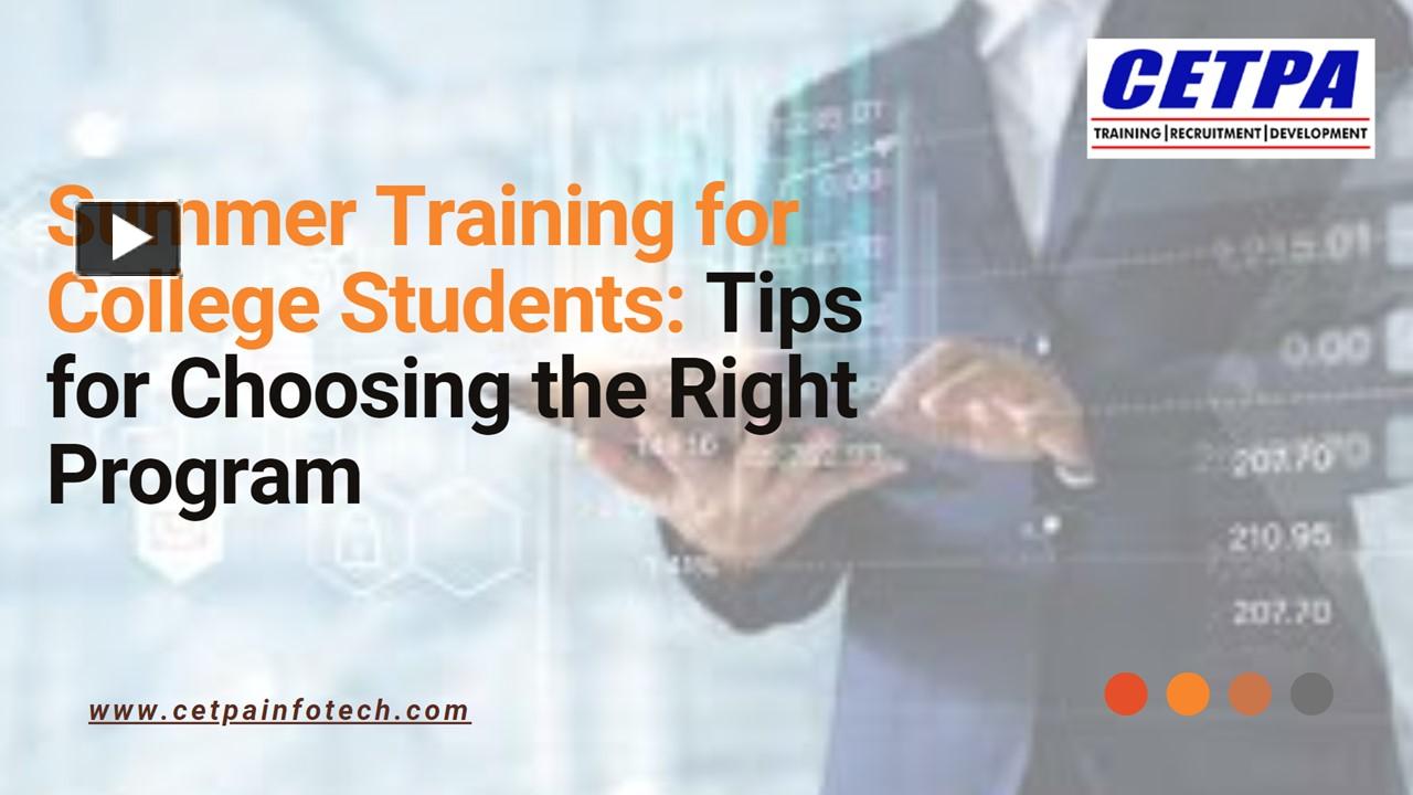 Choosing the Right Summer Training Program: Essential Tips for College ...
