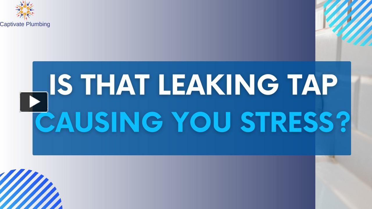 PPT – Expert Help for Leaking Taps | Professional Plumbers at Your ...