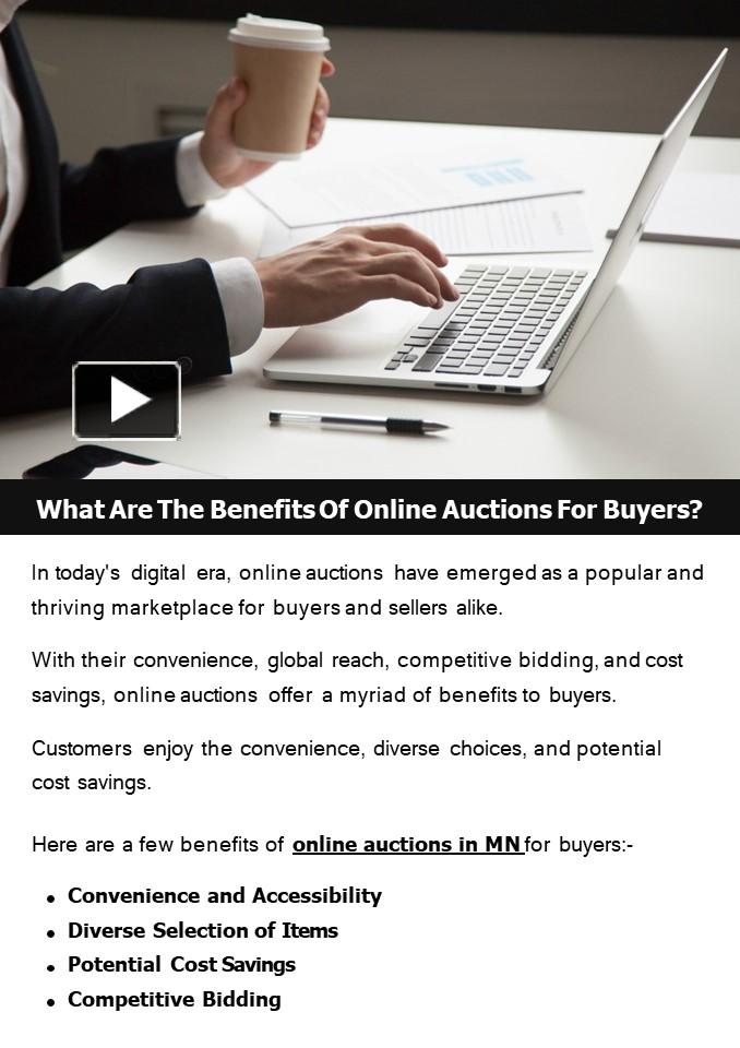 What Are The Benefits Of Online Auctions For Buyers? presentation ...