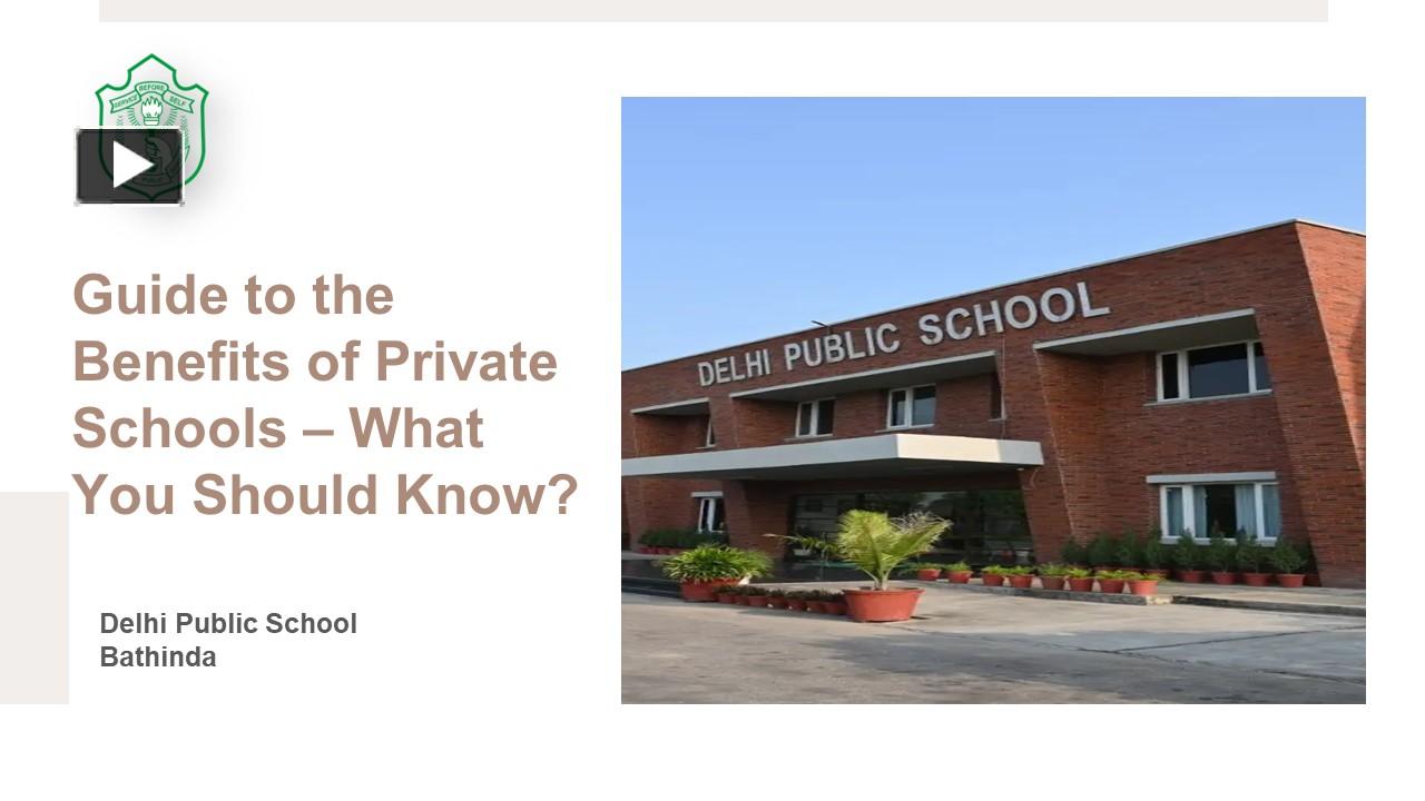 Guide to the Benefits of Private Schools – What You Should Know ...