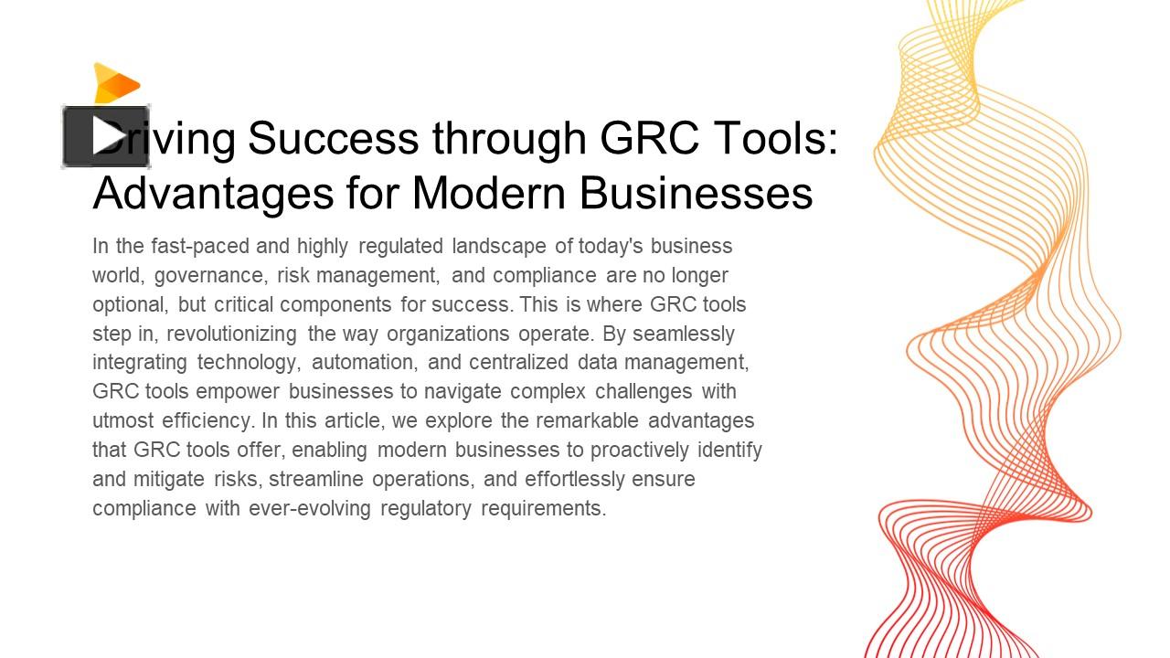 GRC Tool presentation | free to download