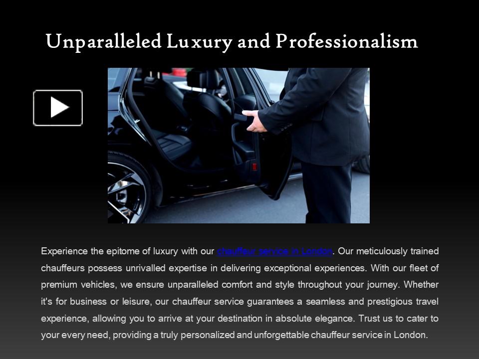 PPT – Unparalleled Luxury and Professionalism PowerPoint presentation ...