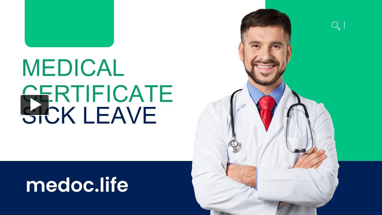 Importance of Medical Certificates for Sick Leave presentation | free ...
