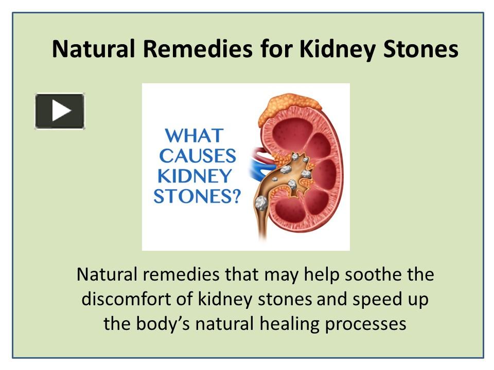 Dissolve Kidney Stone and Flush Them out Fast presentation | free to ...