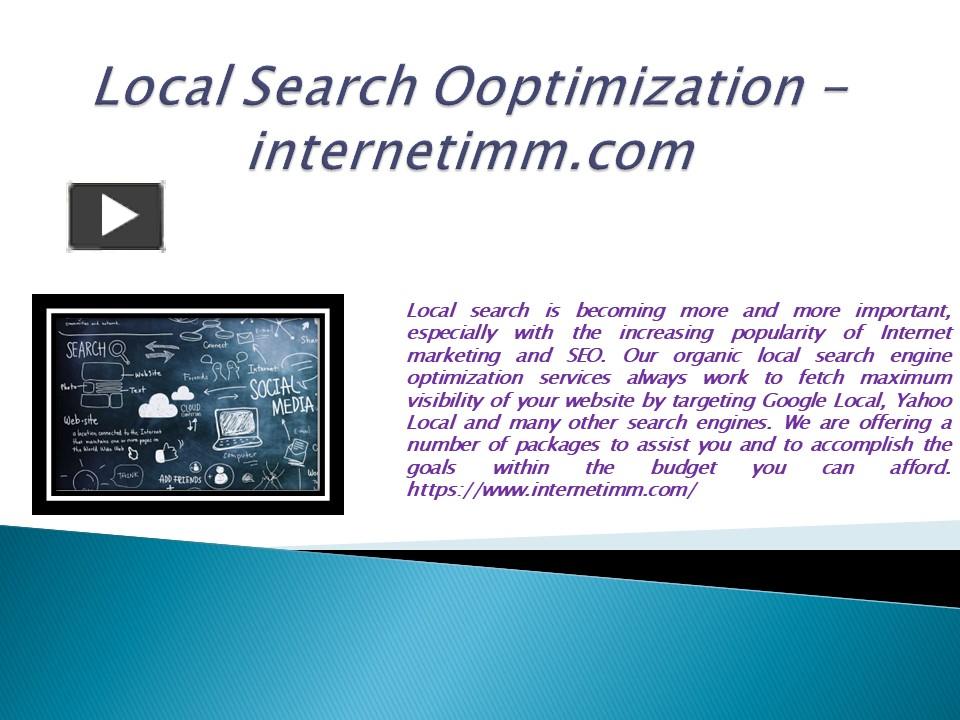 PPT – Local Search Ooptimization - internetimm.com PowerPoint ...