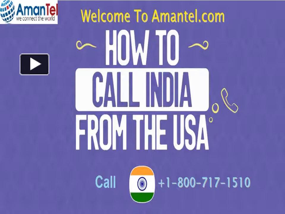 How to Cheap International Call India from USA and Canada presentation ...