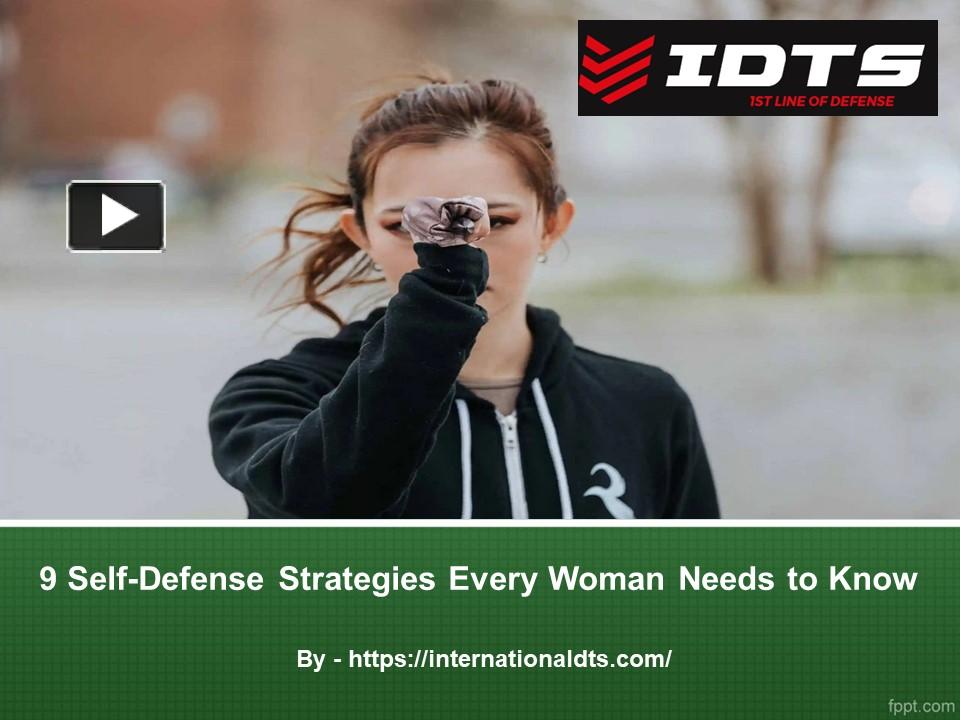 9 Self-Defense Strategies Every Woman Needs to Know presentation | free ...