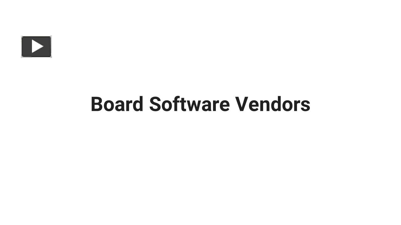 PPT – Board Software vendors and providers PowerPoint presentation ...