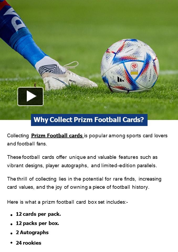 Why Collect Prizm Football Cards? presentation | free to download