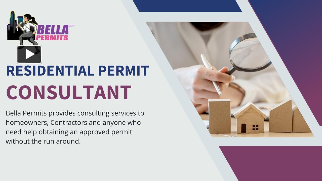Residential Permit Consultant presentation | free to download