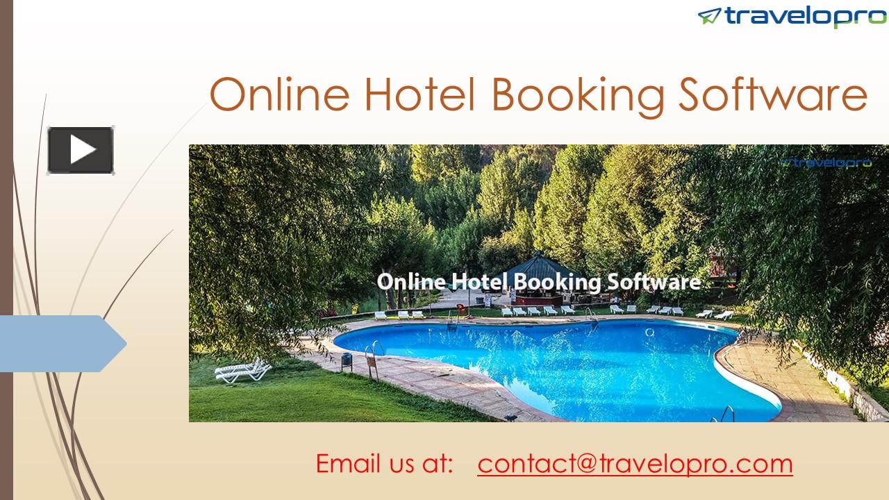 PPT – Online Hotel Booking Software PowerPoint presentation | free to ...