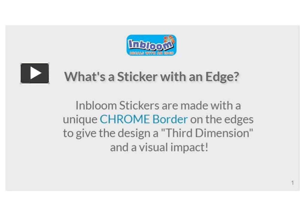 PPT – What's a Sticker with an Edge? PowerPoint presentation | free to ...