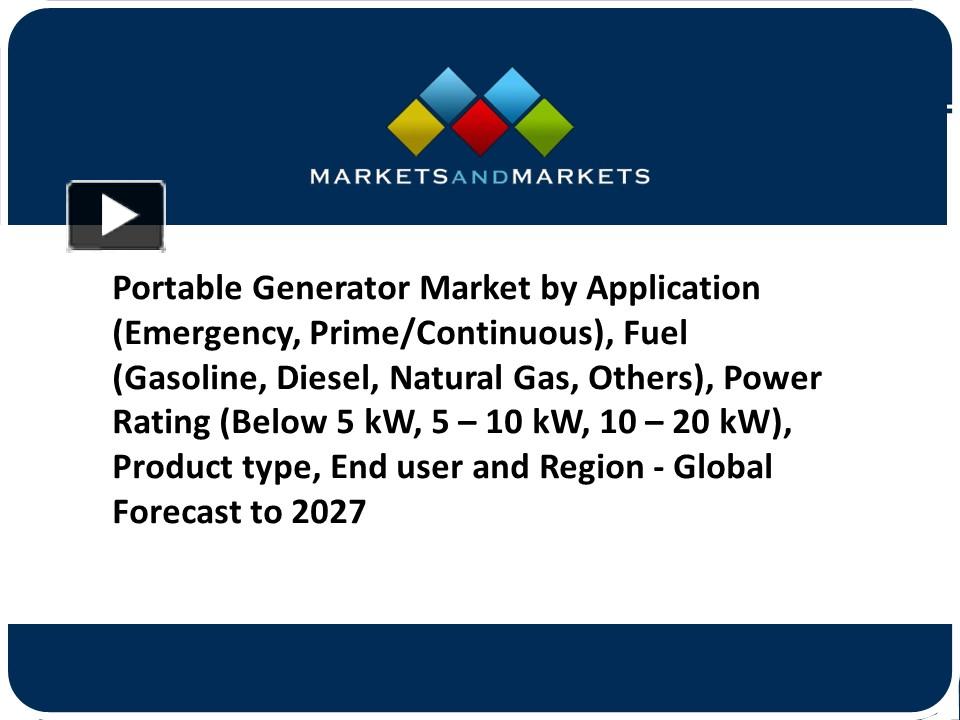 [PPT] Portable Generator Market Opportunities and Challenges ...