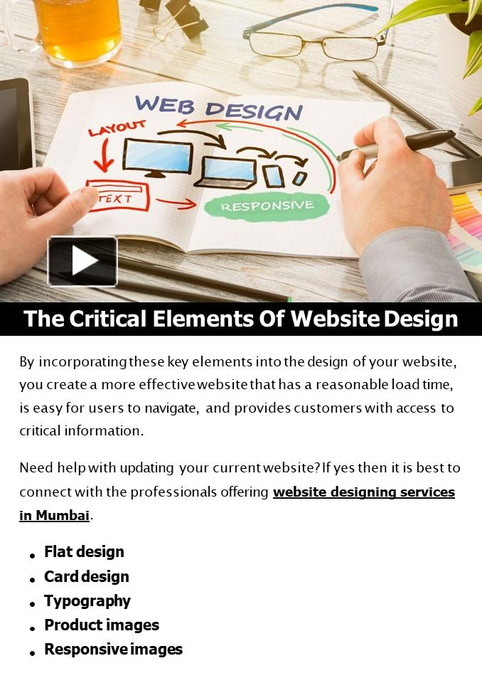 PPT – The Critical Elements Of Website Design PowerPoint presentation ...