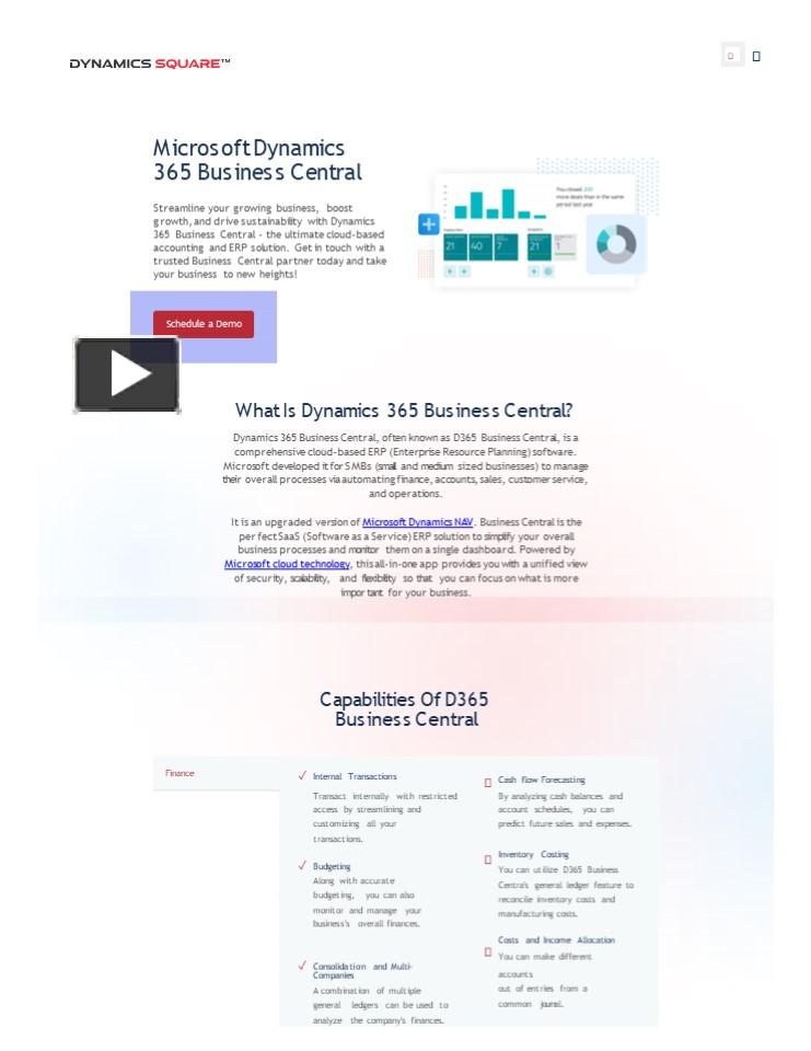 Dynamics 365 Business Central Partner USA presentation | free to download