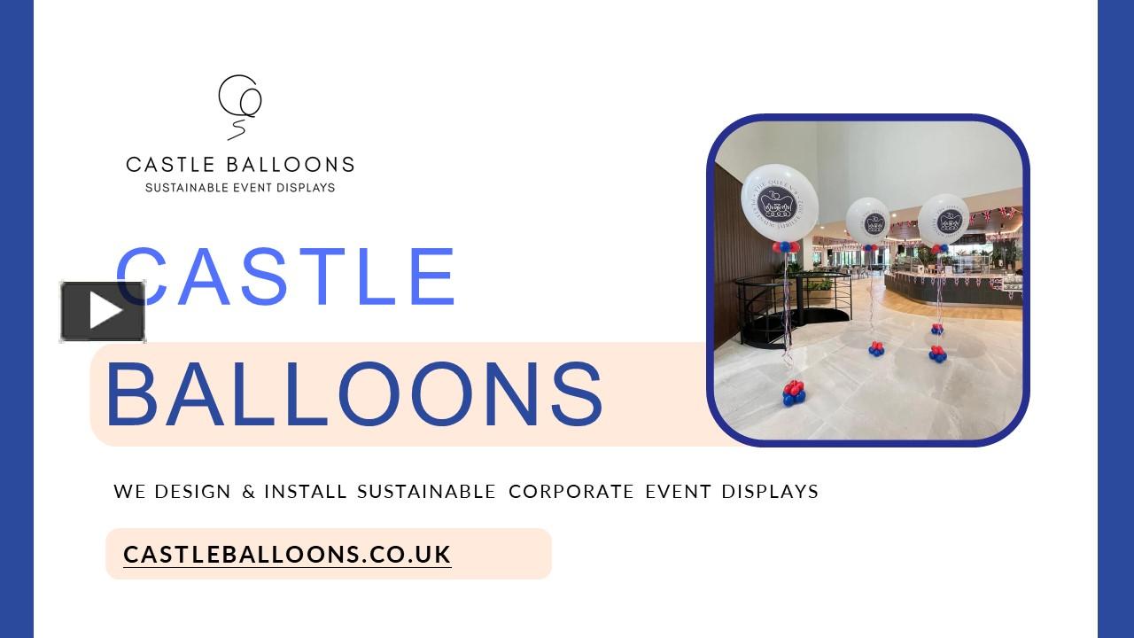 PPT – Balloon Displays using Biodegradable Balloons PowerPoint ...
