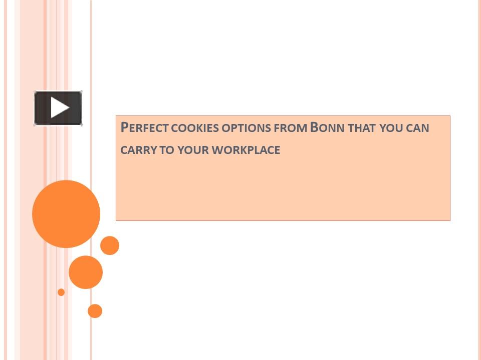 Perfect cookies options from Bonn that you can carry to your workplace ...