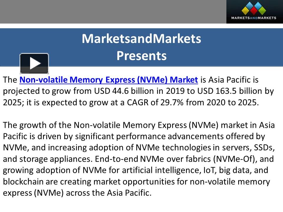 PPT – NVMe Market Insights: Navigating a $163.5 Billion Market ...