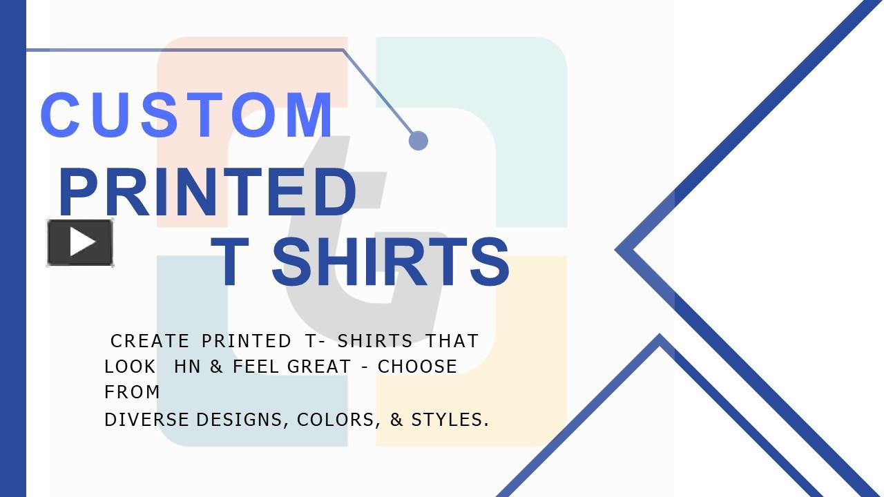 PPT – Custom Printed T-Shirts - Trinity Graphics PowerPoint ...