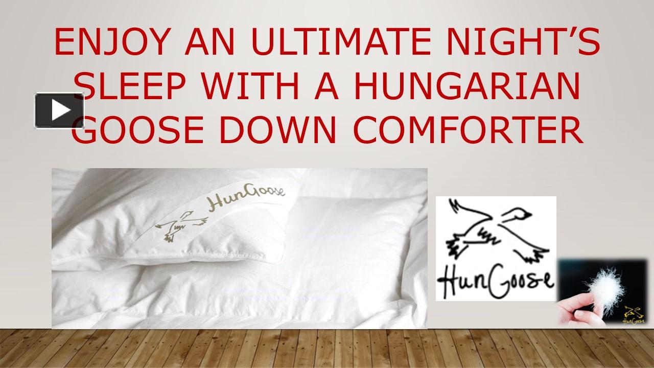 PPT – Hungarian goose down comforter PowerPoint presentation | free to ...