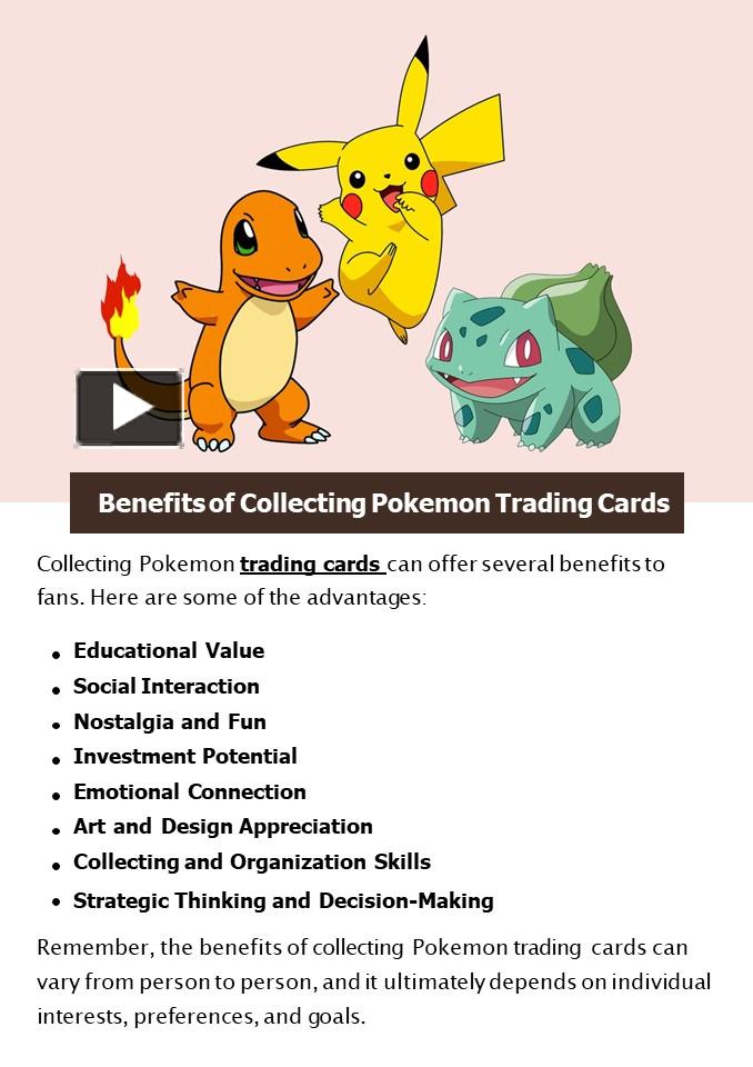 PPT – Benefits of Collecting Pokemon Trading Cards PowerPoint ...