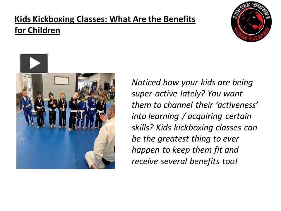 Kids Kickboxing Classes: What Are the Benefits for Children ...