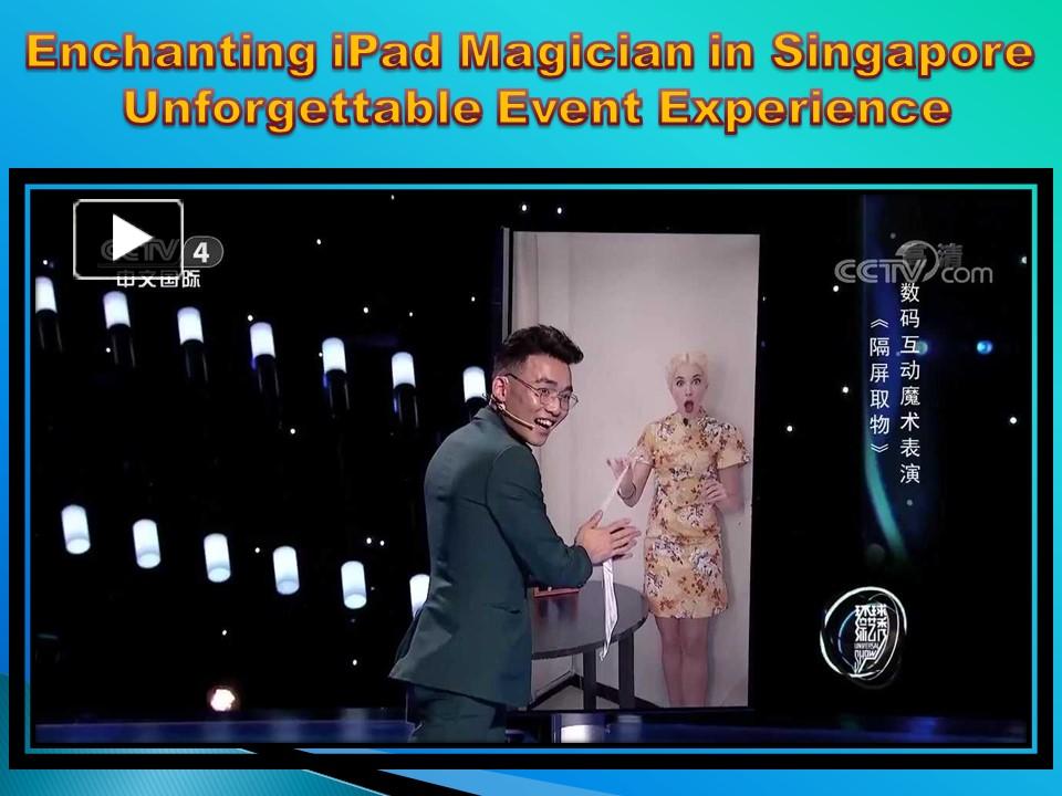 iPad Magician for Events presentation | free to download