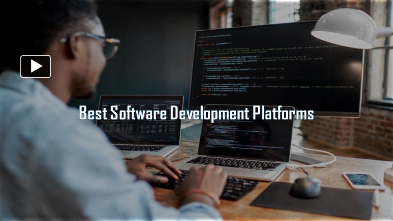 Best Software Development Platforms presentation | free to download