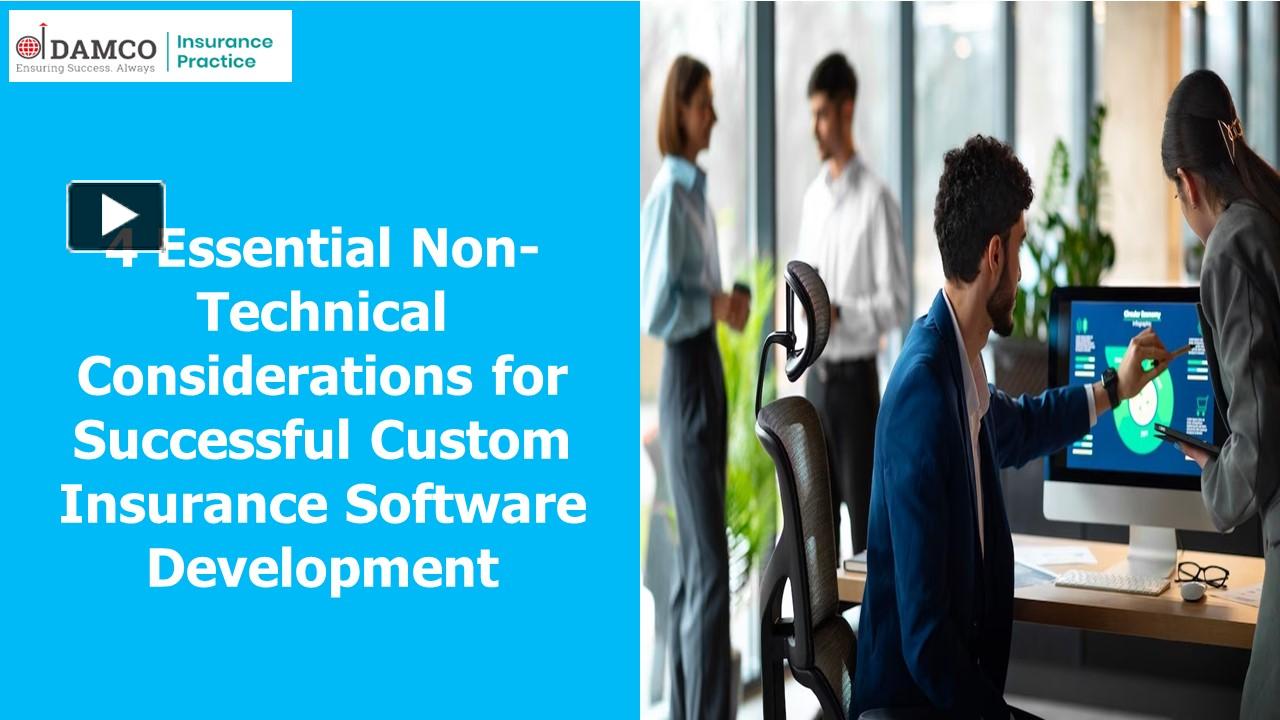Considerations for Custom Insurance Software Development presentation ...