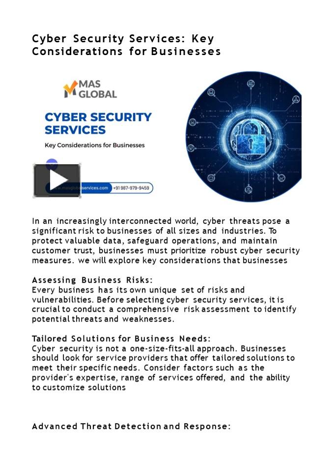 PPT – Cyber Security Services Provider in USA (1) PowerPoint ...