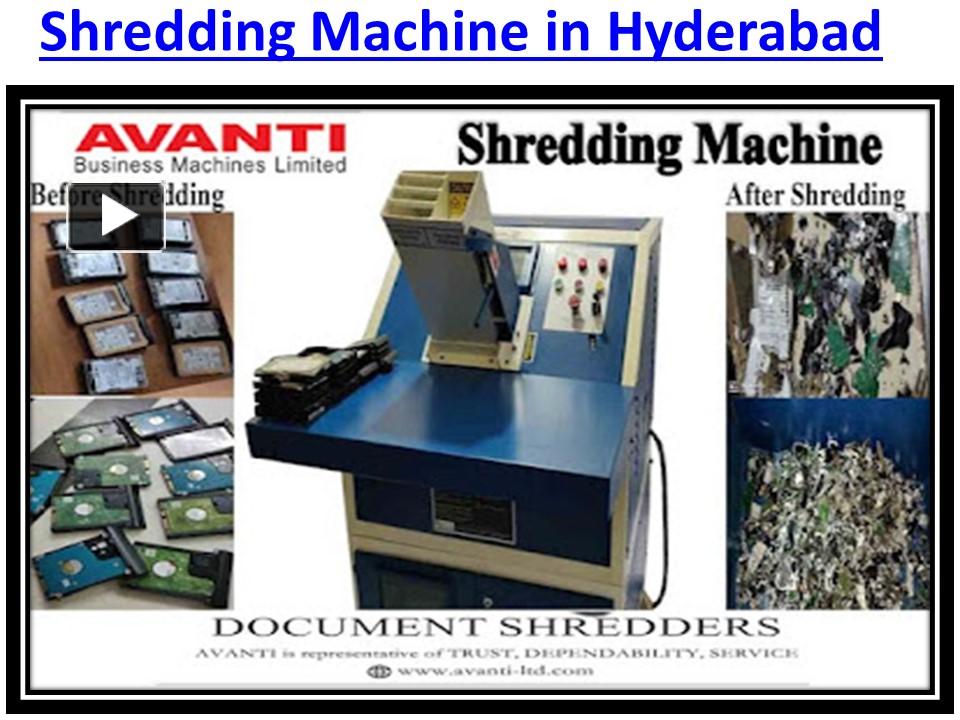 PPT – Looking Shredding Machine For Official Purpose & Personal And ...