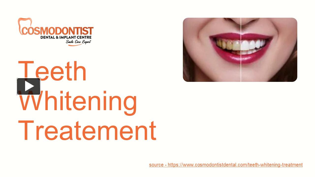 PPT – Teeth Whitening Treatment PowerPoint presentation | free to ...