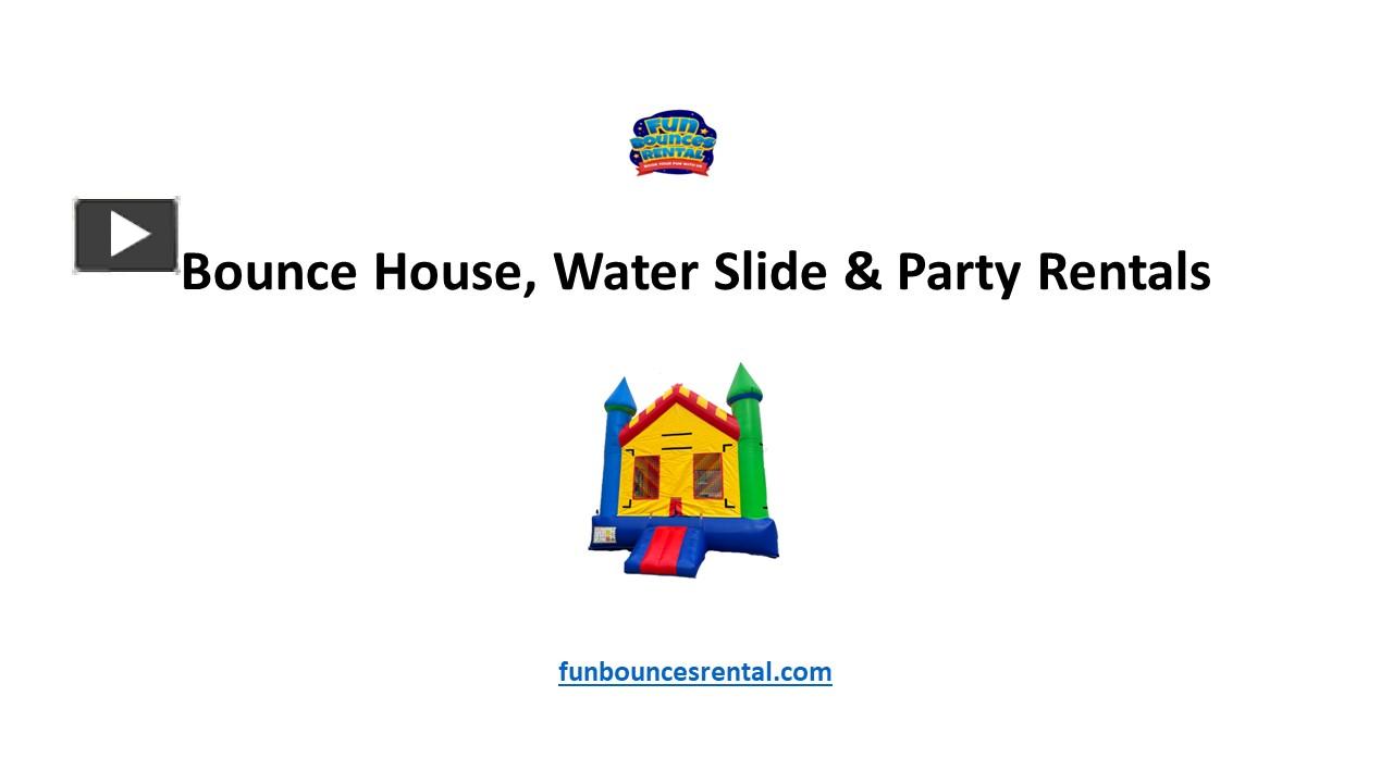 Bounce House, Water Slide & Party Rentals presentation | free to download