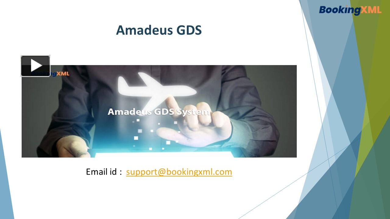 Amadeus GDS presentation | free to download