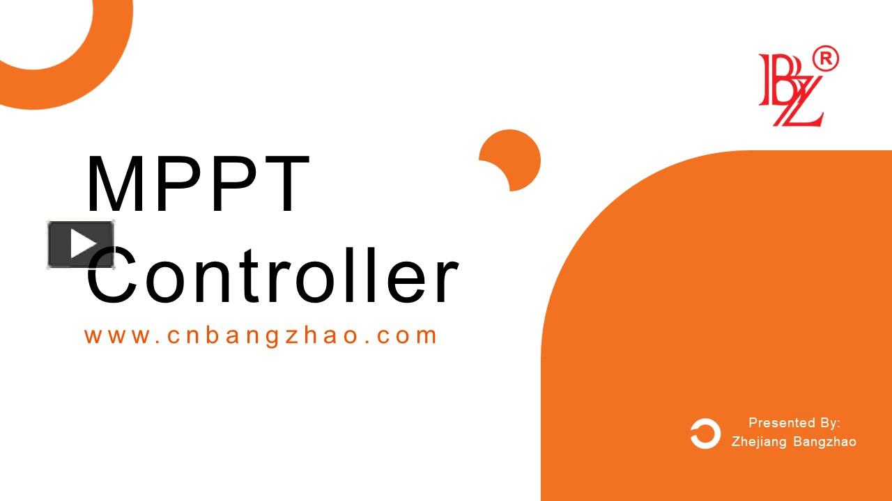 MPPT Controller presentation | free to download