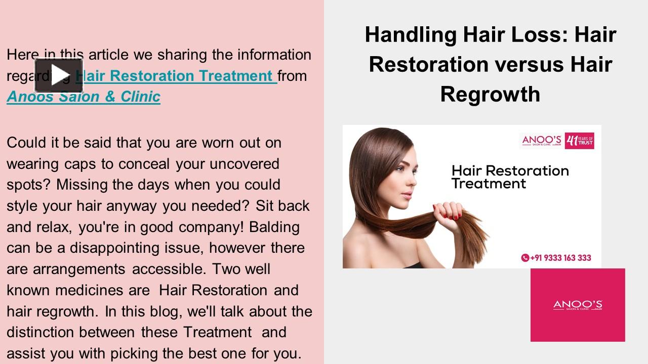 PPT – Hair Care Treatments at Anoos PowerPoint presentation | free to ...