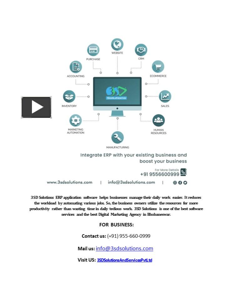 PPT – ERP Solutions and Software in Bhubaneswar PowerPoint presentation ...