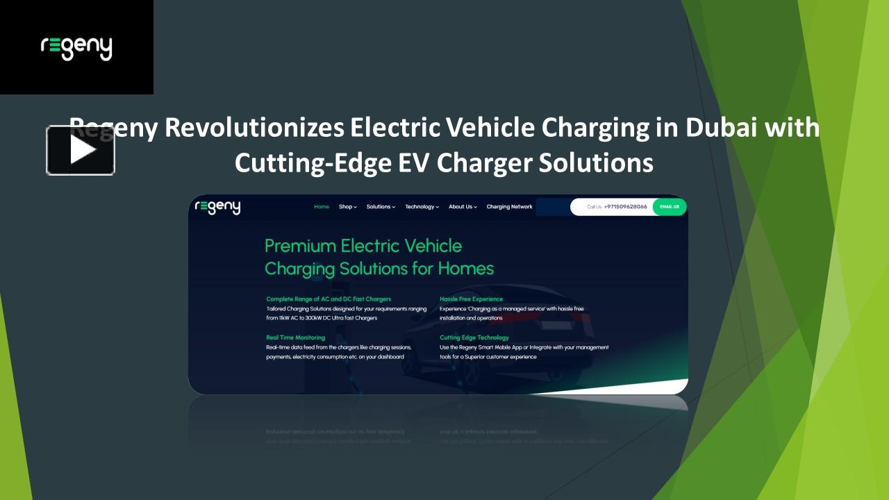 PPT – EV Charger in Dubai - Regeny PowerPoint presentation | free to ...
