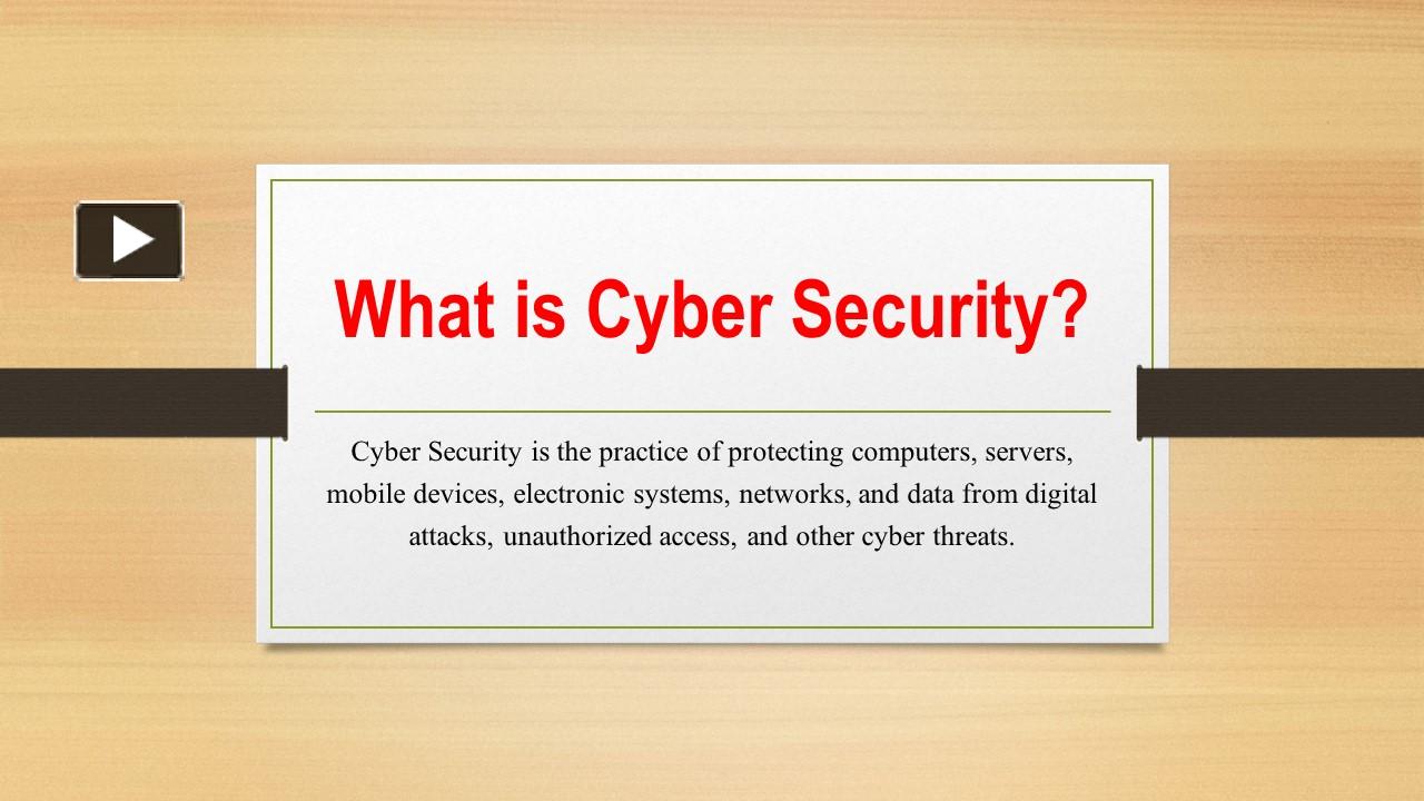 PPT – Shield Your Data: Master Cyber Security Essentials PowerPoint ...