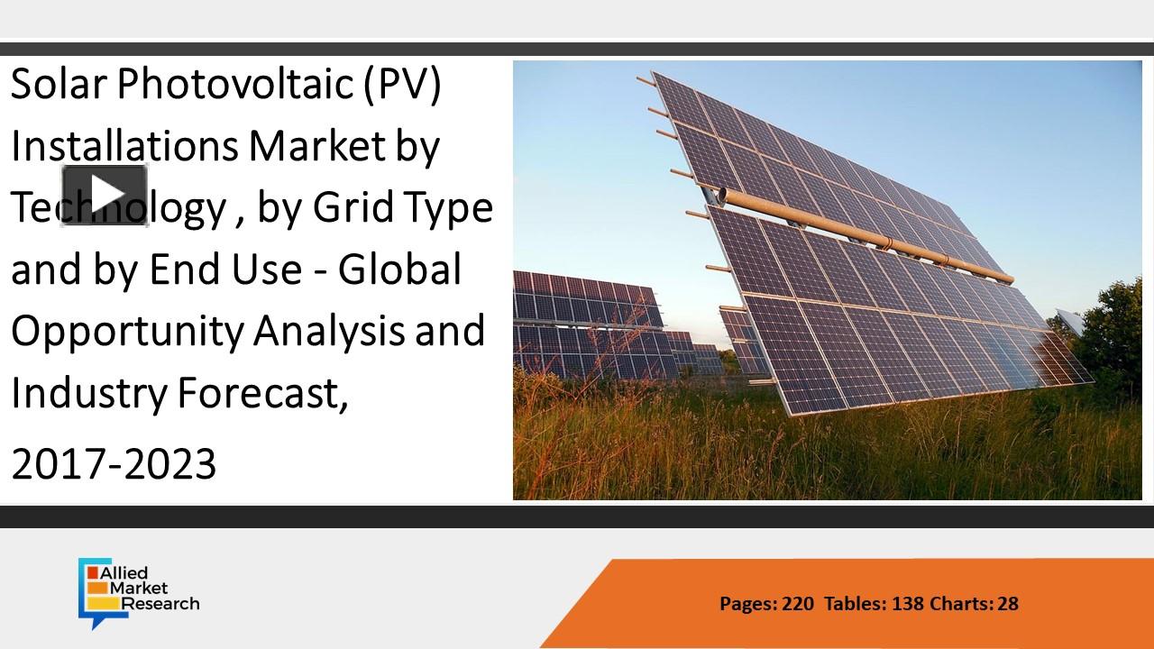 PPT – Solar Photovoltaic (PV) Installations Market PowerPoint ...