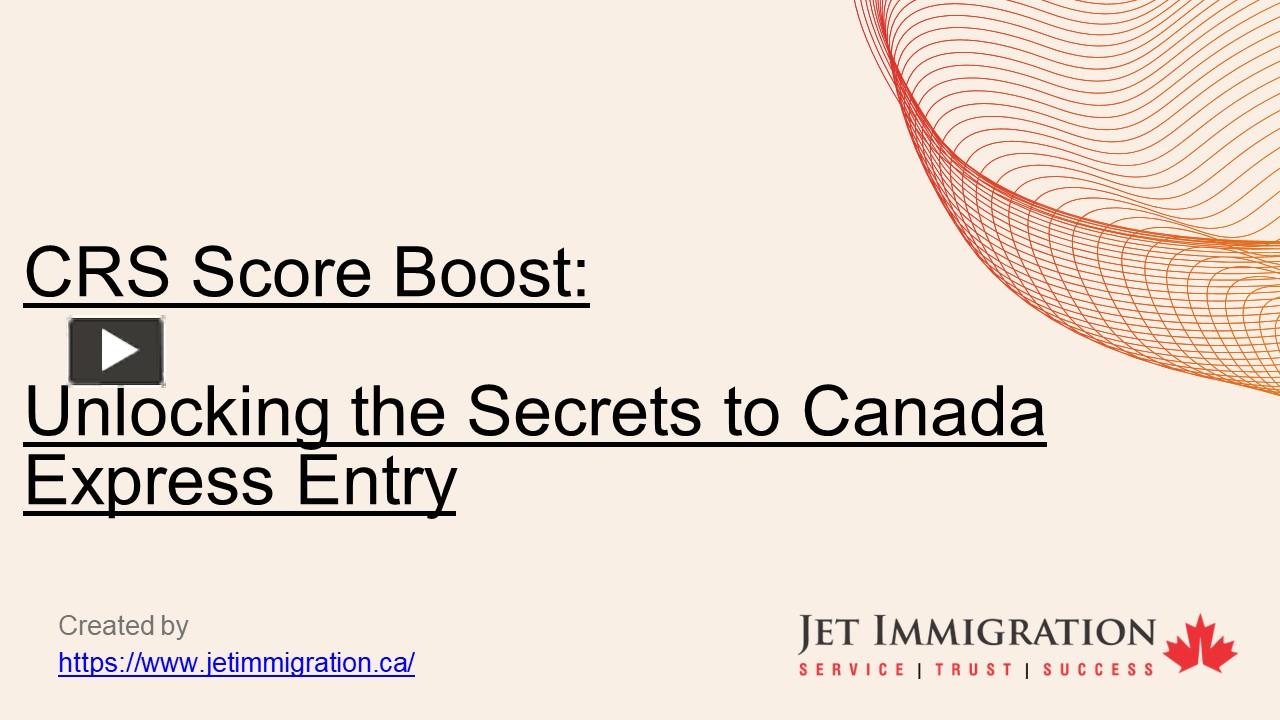 PPT – How to Improve Your CRS Score for Canada Express Entry PowerPoint ...