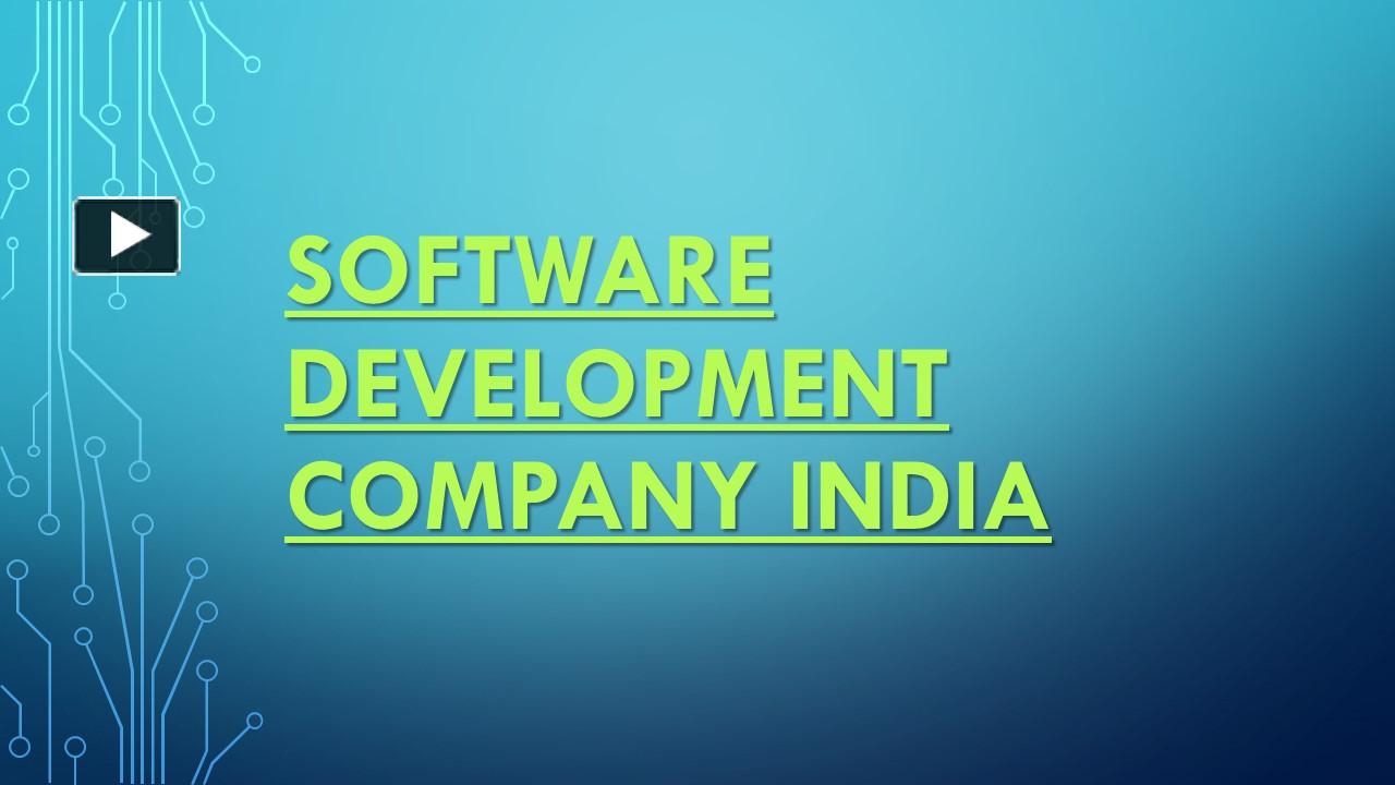 PPT – Software Development Company India PowerPoint presentation | free ...