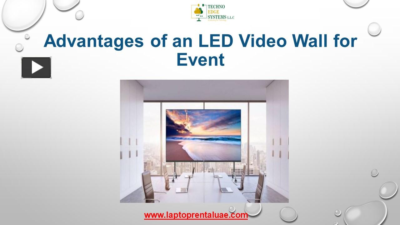 Advantages of an LED Video Wall for Event presentation | free to download