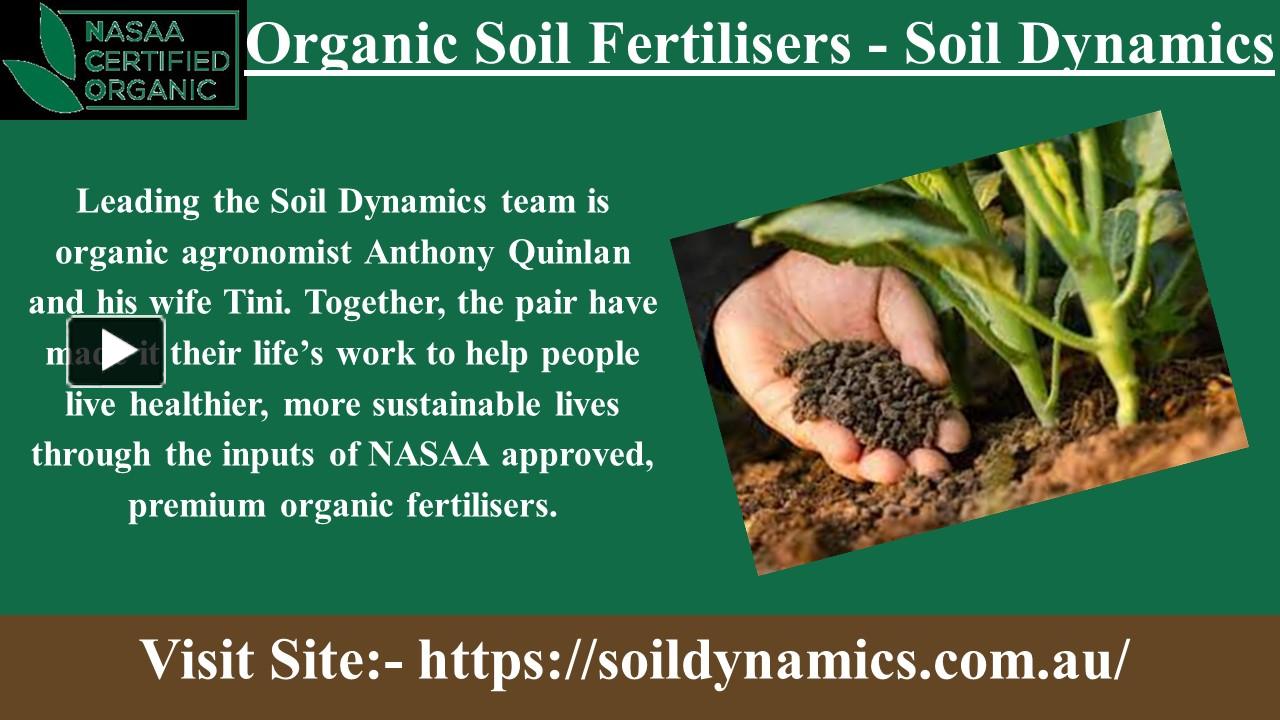 PPT – Agri Organic Soil Fertilisers | Soil Dynamics (1) PowerPoint ...