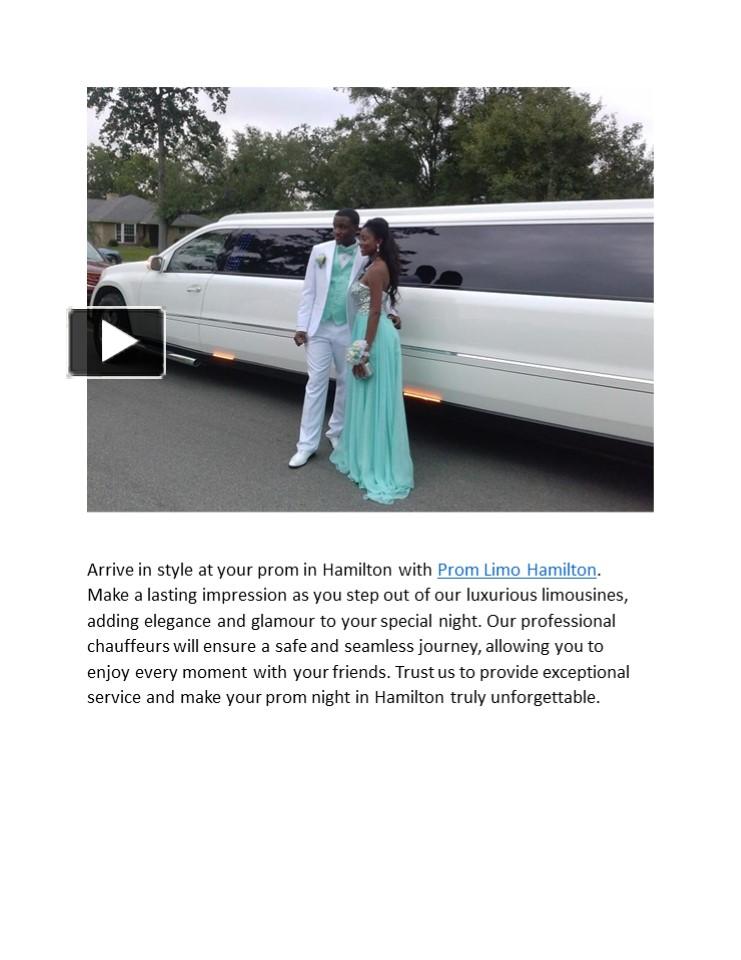 PPT – Prom Limo Hamilton PowerPoint presentation | free to download ...