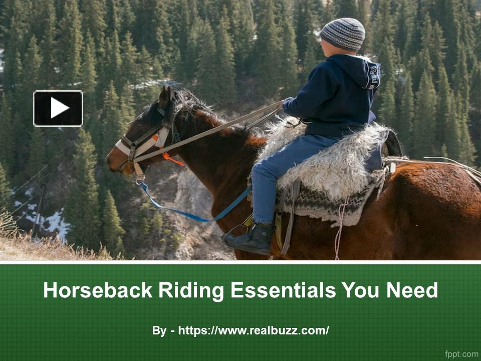 PPT – Horseback Riding Essentials You Need PowerPoint presentation ...