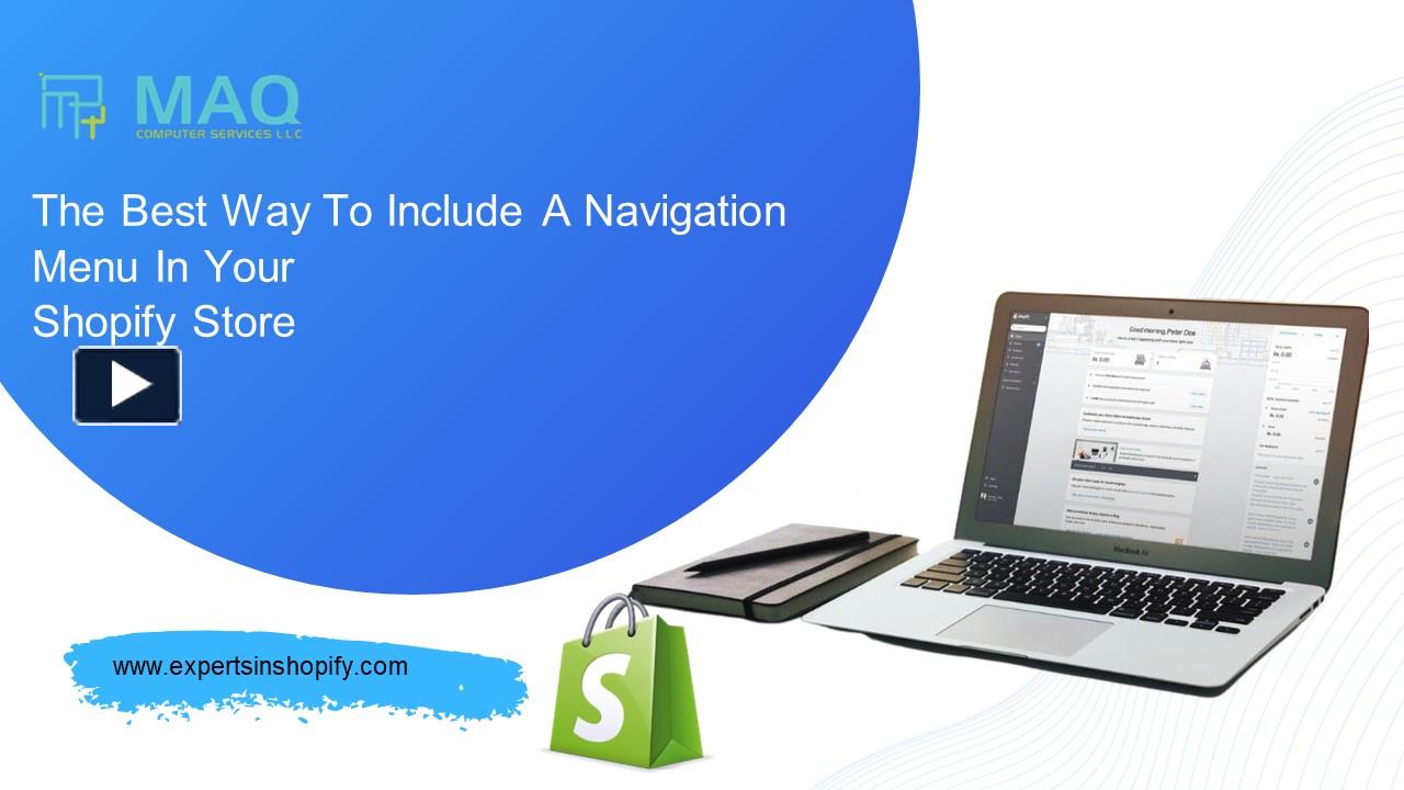 The Best Way To Include A Navigation Menu In Your Shopify Store ...