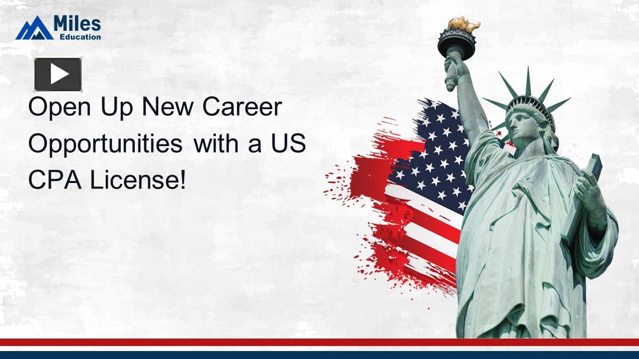 Open Up New Career Opportunities with a US CPA License presentation ...
