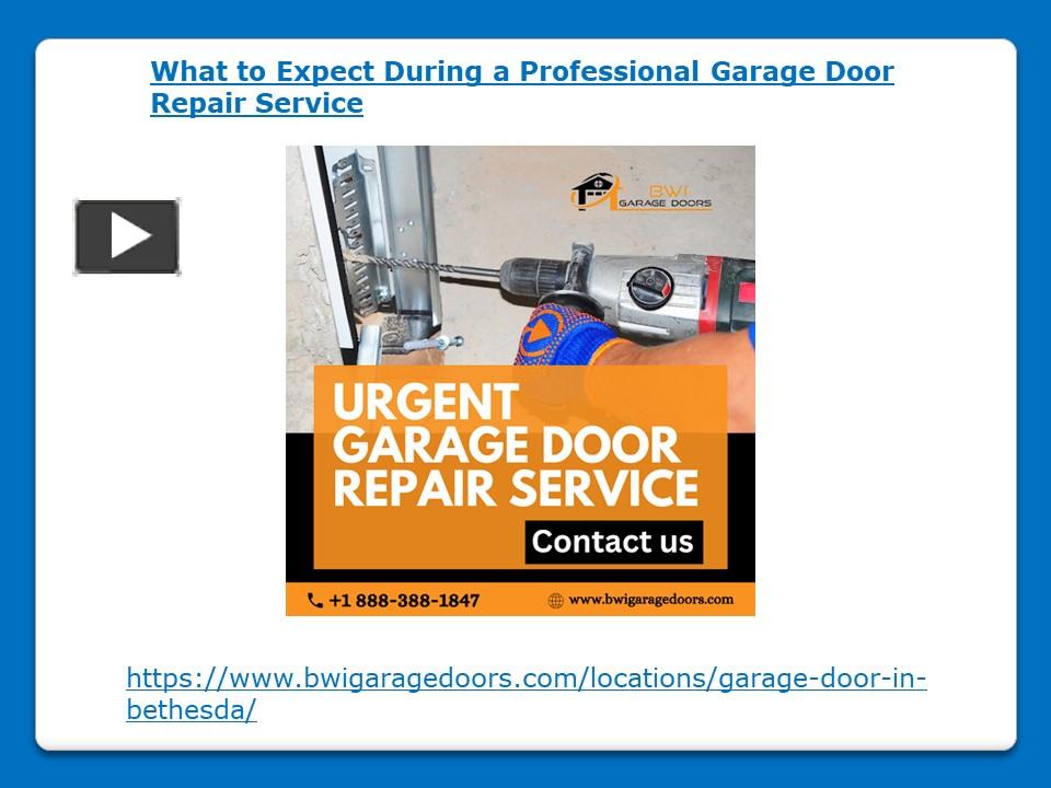 PPT – What to Expect During a Professional Garage Door Repair Service ...