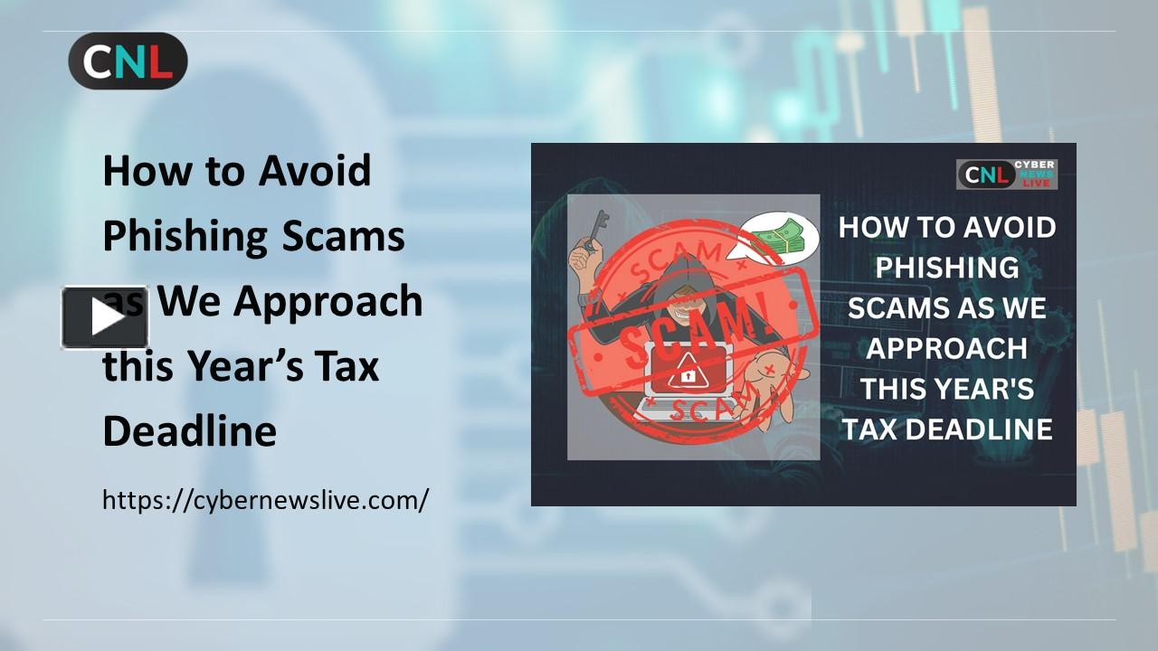 How to Avoid Phishing Scams presentation | free to download